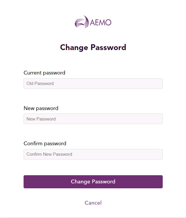 Changing your participant user password